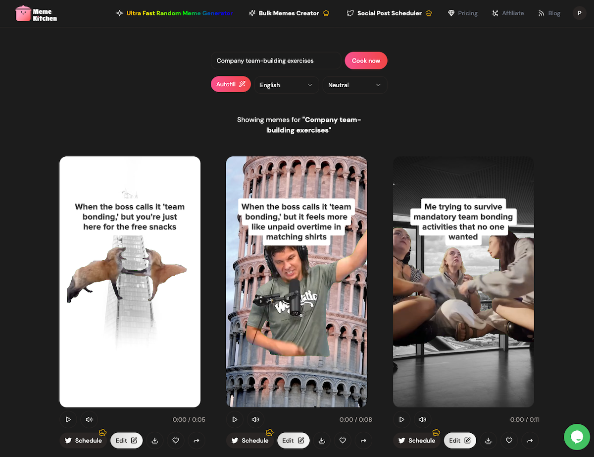 Meme Kitchen - Memes for Facebook | Boost Your FB Engagement